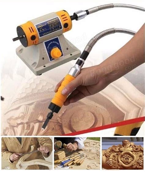 US$10.26 Woodworking Carving Chisel Electric Carving Machine Tool with ...