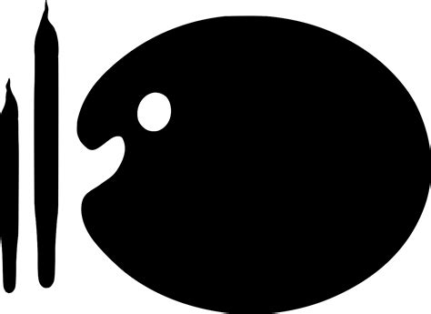 SVG > Palette Künstler Kunst Gemälde - Kostenloses SVG-Bild & Symbol ...