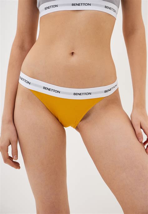 Трусы United Colors of Benetton, цвет: желтый, RTLADD640801 — купить в ...
