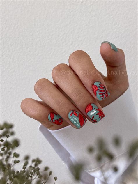 Идея стемпинга @davi.nail | Nail manicure, Manicure, French manicure nails