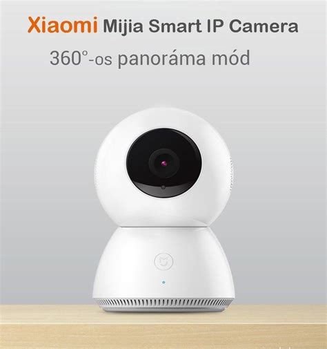 Xiaomi MiJia 360 °-os Smart WiFi IP kamera - Bemutató