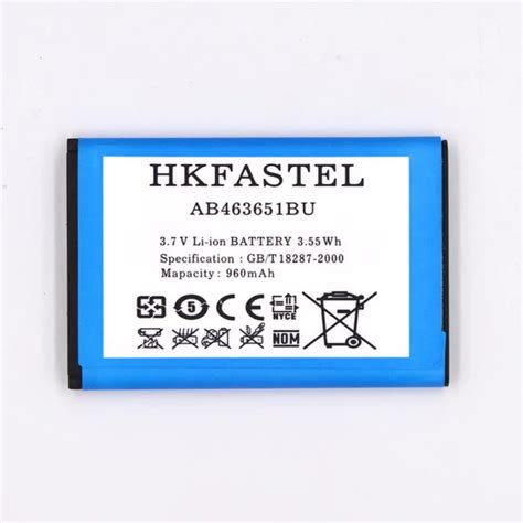 New AB463651BE AB463651BU Li ion Battery For Samsung S3650,S5550,S5560 ...