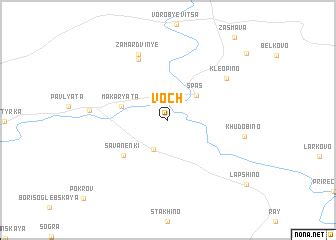 Voch' (Russia) map - nona.net