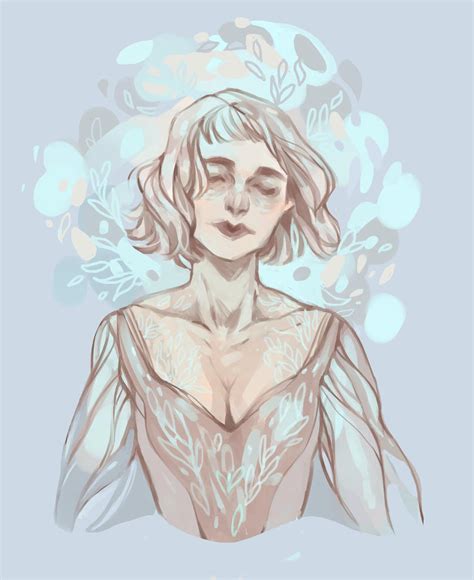 Snow Lady by DaryaSpace on DeviantArt