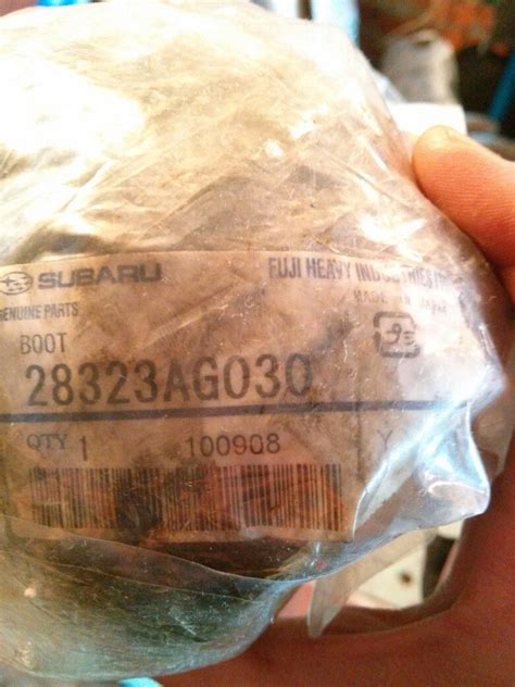 28323AG030 Пыльник шруса наружний SUBARU | Запчасти на DRIVE2