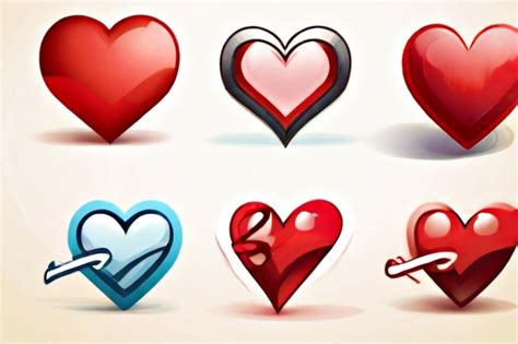 Premium Photo | Heart vectors