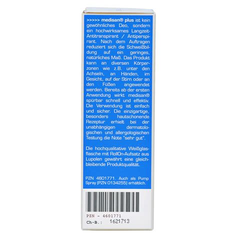 Medisan Plus Antitranspirant Roll-on 50 Milliliter online bestellen ...