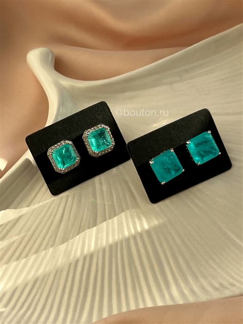 Серьги турмалин параиба – купить за 925 руб | BOUTONRU.RU