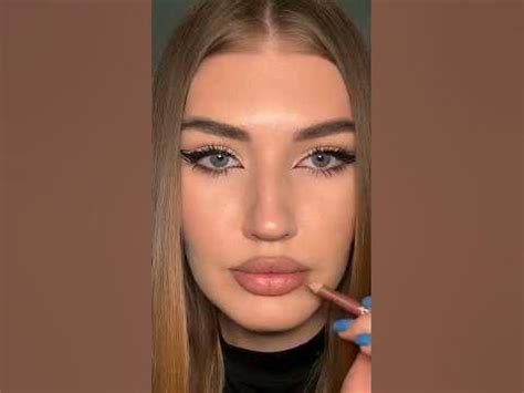 простой макияж губ 🥰😍🥴 - YouTube