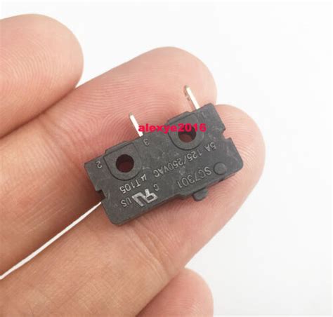 BAOKEZHEN SC7301 Micro Limit Switch COM And NO 2 Pins 5A 125/250VAC No ...