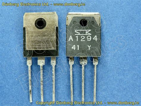 Semiconductor: 2SA1294 (2SA 1294) - TRANSISTOR SILICON PNP / 230V / 15A ...
