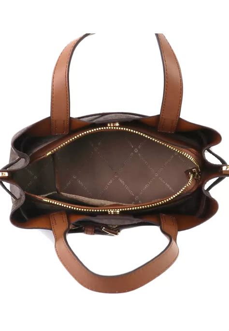 Buy MICHAEL KORS Michael Kors Emilia Small Logo Satchel - Brown 2025 ...