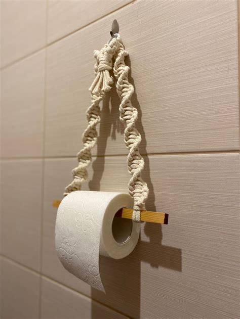 Держатель для бумаги | Toilet paper, Macrame, Macrame patterns