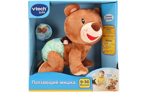 Интерактивная игрушка VTech Ползающий мишка с рус. озвучкой (80-181126 ...
