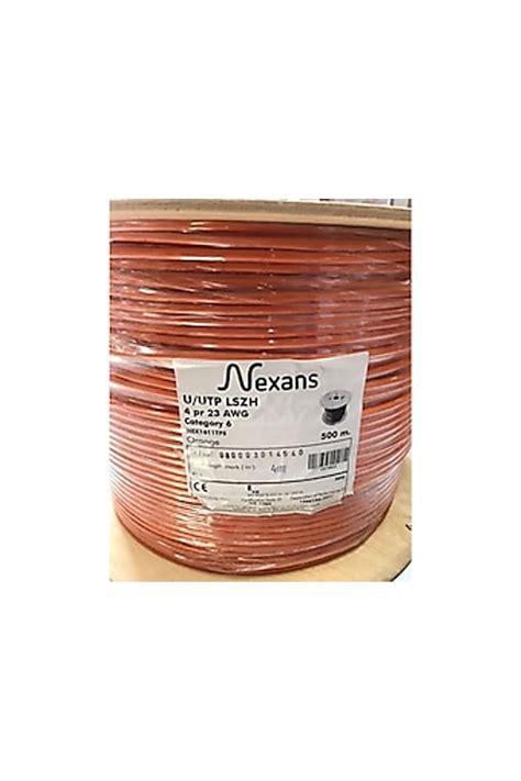 Nexans Cat 6 U UTP 4 Çift 500 M 23 AWG Halojen Free HF Ethernet ...