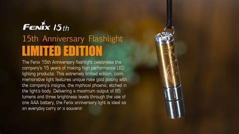 Baterka Fenix 15th – LED baterky čelovky Fenix