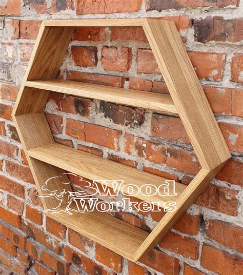 Настенная полка Соты Big(SF0064) — WoodWorkers