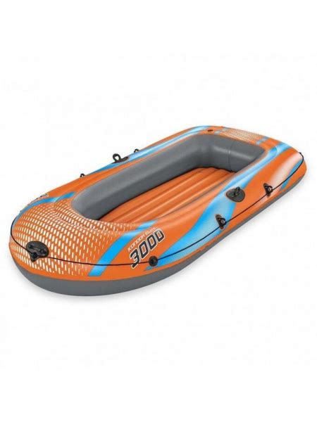 Лодка надувная KONDOR ELITE 3000 246 см х 122 см Цвет Оражевый/Синий ...