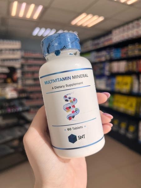 SNT Multivitamin Mineral Tablets - a vitamin and mineral complex for ...
