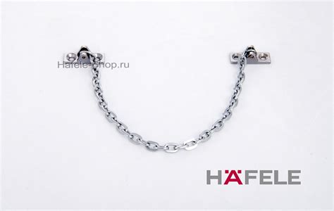 Цепочка ограничения открытия двери, латунь никелированная
