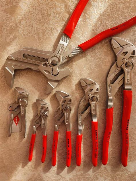 Клещи переставные- гаечный ключ Knipex. Cантехнические клещи Cobra ...