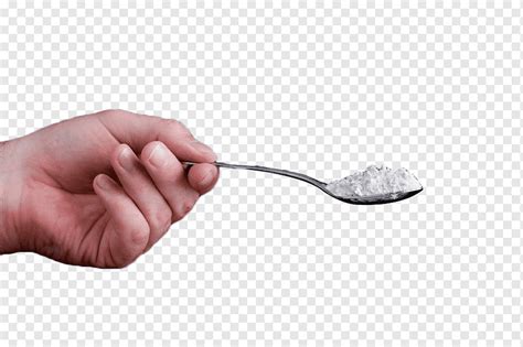 Spoon Powder Icon, Порошок в ложке, белый, рука, цвет порошок png | PNGWing