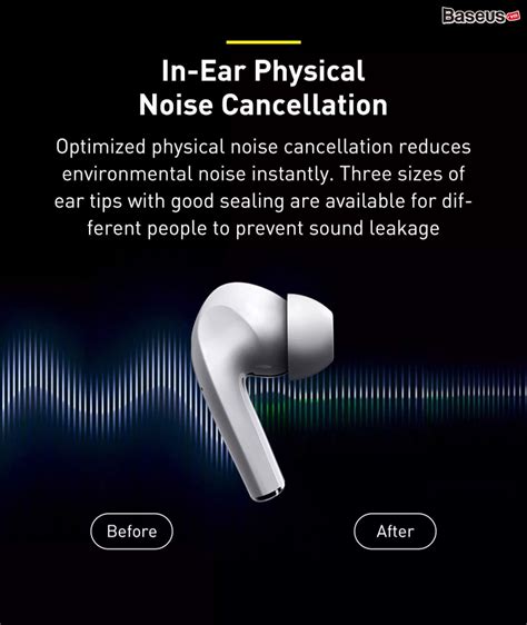 Tai nghe Bluetooth Baseus Encok W3 TWS (Bluetooth 5.0, 4h continuously