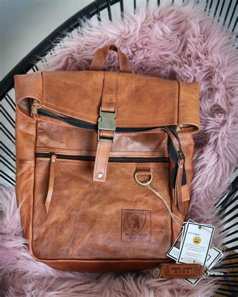 Berliner Bags Berlin Luxury Bag Best Brown Backpack Leather Style OOTD ...