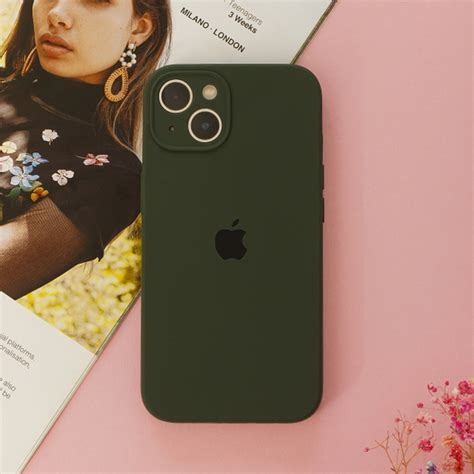 Чехол на айфон 13 / чехол на iphone 13 силиконовый с защитой камеры с ...