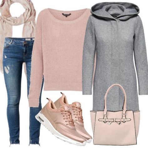 creme soft light grey outfit für Damenoutfits zum Nachshoppen auf ...