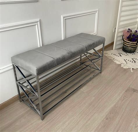 Банкетка на металлическом каркасе 100 см Fedorkov, цена 6 488,00 грн.