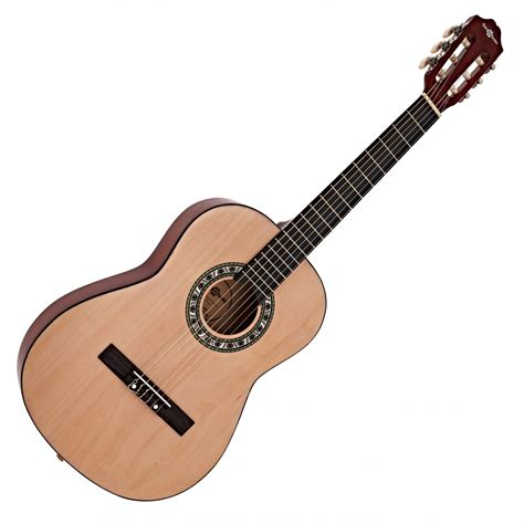 3/4 Classical Guitar Pack, Natural, by Gear4music at Gear4music