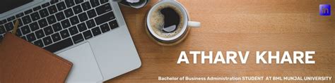 Atharv Khare - Student at BML Munjal University Former - Sales and ...