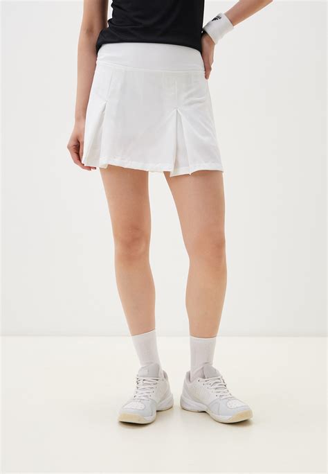 Юбка adidas теннисная CLUB PLEATSKIRT, цвет: белый, RTLADJ589401 ...