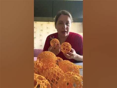 Ажурные шарики-мандарики крючком #вязаниекрючком #вязаниеназаказ # ...