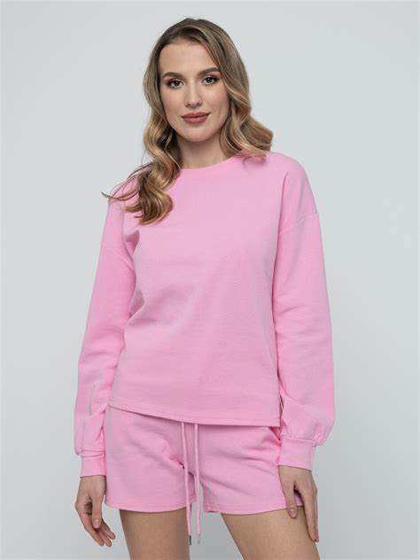 Комплект домашний женский топ и шорты розовый I’MVERY HOMEWEAR COTTON ...