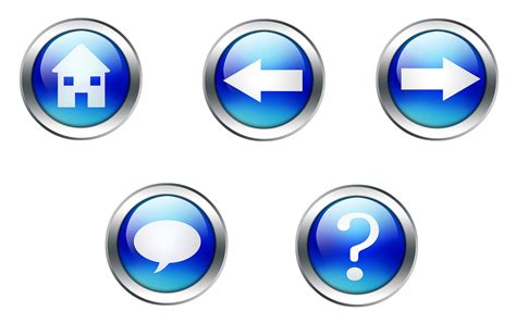 Button Blue