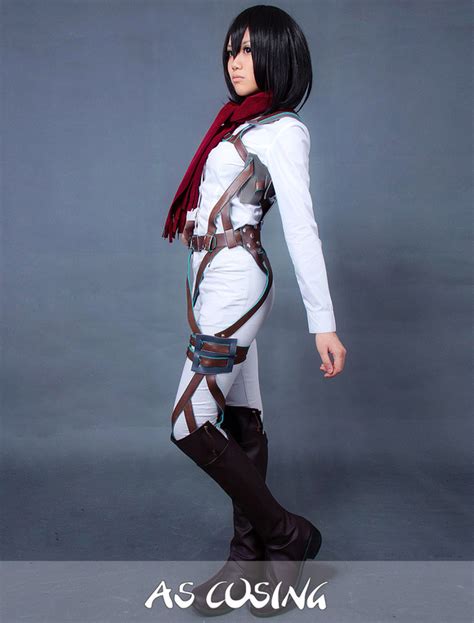 Attack on Titan mikasa Ackerman Cosplay Costume - Milanoo.com