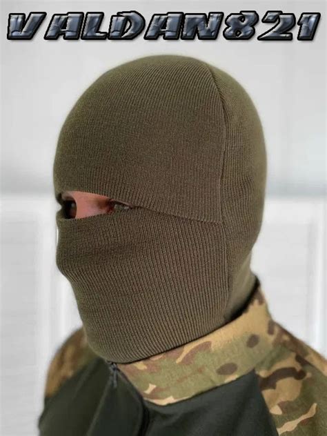 Балаклава-Бафф Підшоломник ЗСУ Військова Армійська Оливкова Зимова Топ ...