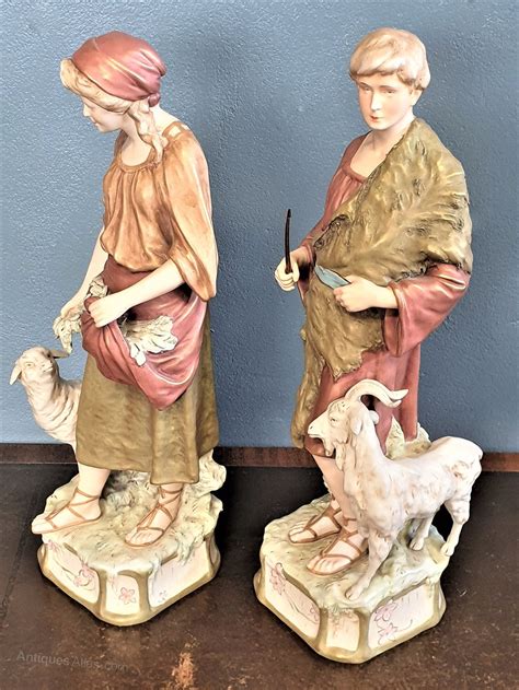 Antiques Atlas - Pair Of Royal Dux Porcelain Figures.
