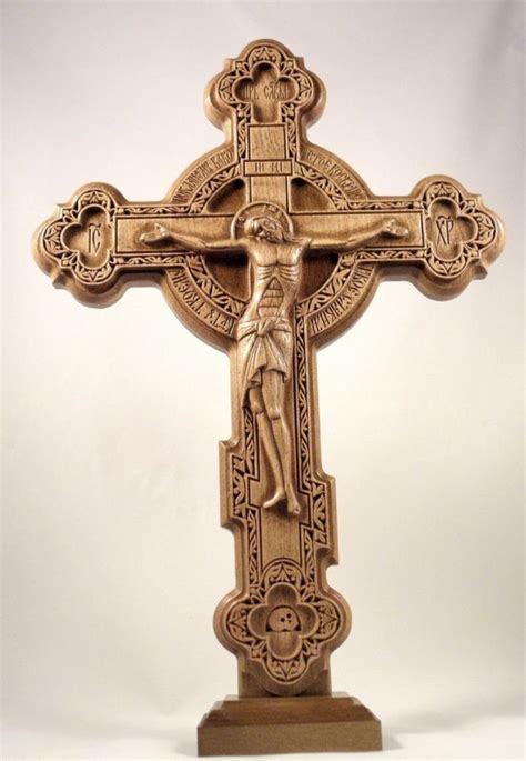 Hand-Carved Wooden Crucifix