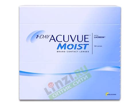 1-Day Acuvue Moist (180 линз) купить в интернет-магазине "Линзы.ру ...