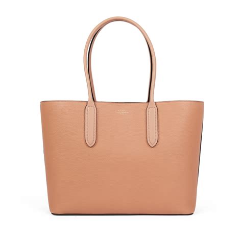East West Tote Bag in Ludlow in blush | Smythson