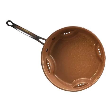 Купить Стальная воздушная сковорода с крышкой Steel Air Fry Pan D100, в ...