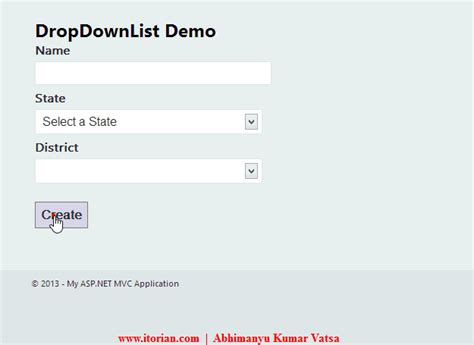 Cascading DropDownList in ASP.NET MVC
