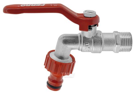 Купить кран водоразборный Ferro KCP1E с наконечником для подключения ...