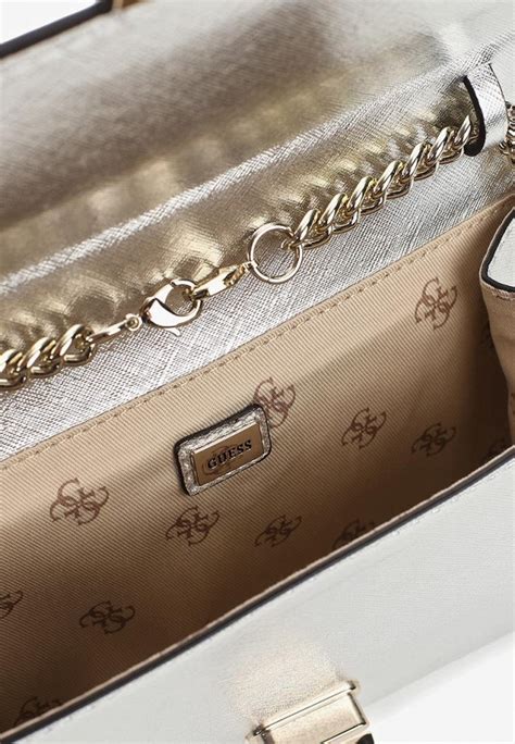 Клатч Guess, цвет: серебряный, GU460BWEANG6 — купить в интернет ...