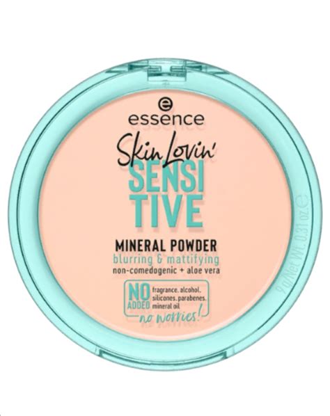 Пудра компактная Essence Skin Lovin' Sensitive Mineral Powder blurring ...