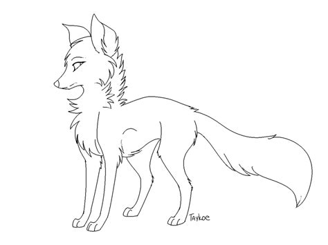 Free Fox Base Ms Paint By Littlespiritwin by Aquatica467 on DeviantArt
