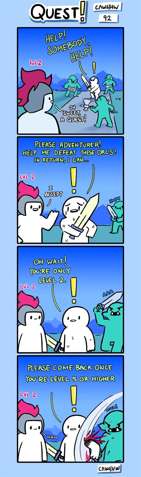 A comic about quests : r/gaming